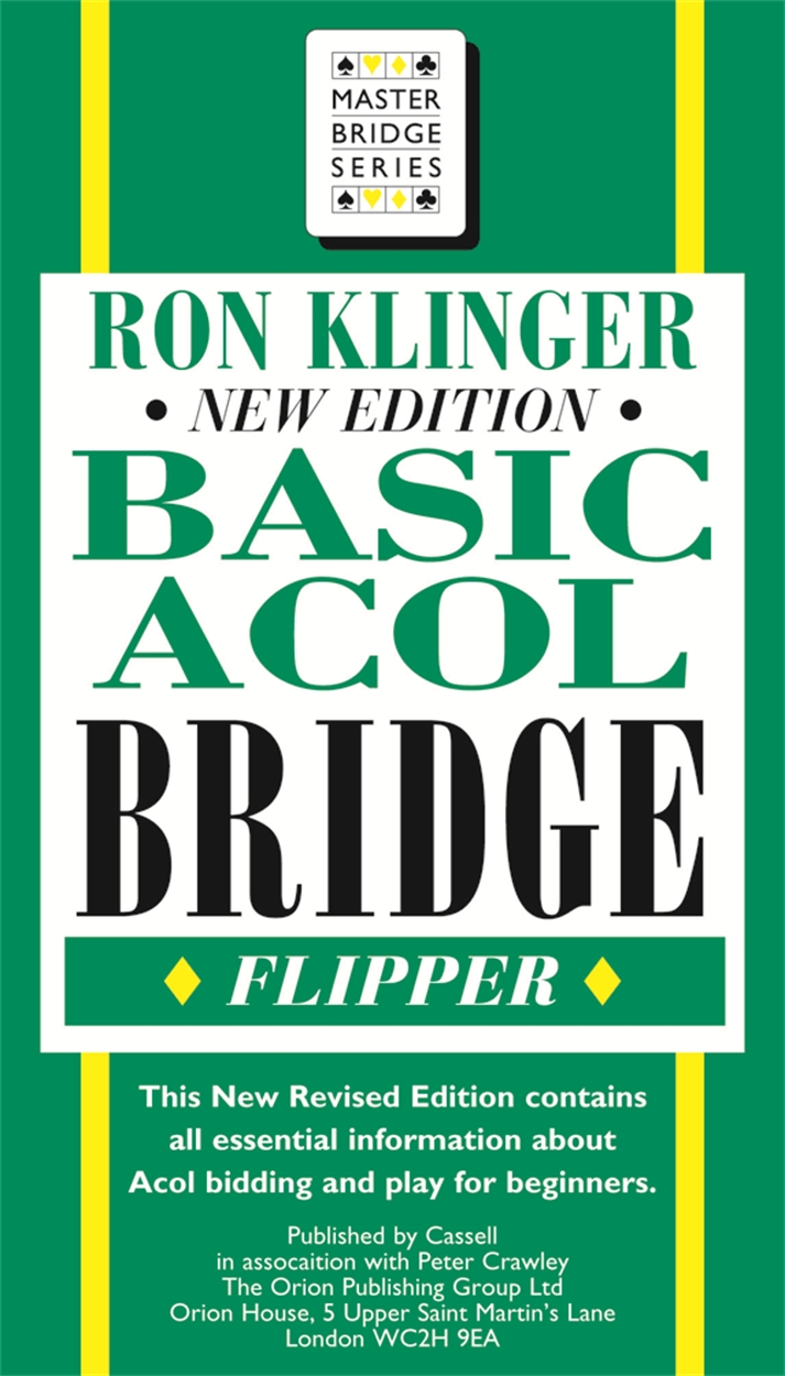 Basic Acol Bridge Flipper by Ron Klinger | Orion - Bringing You News ...